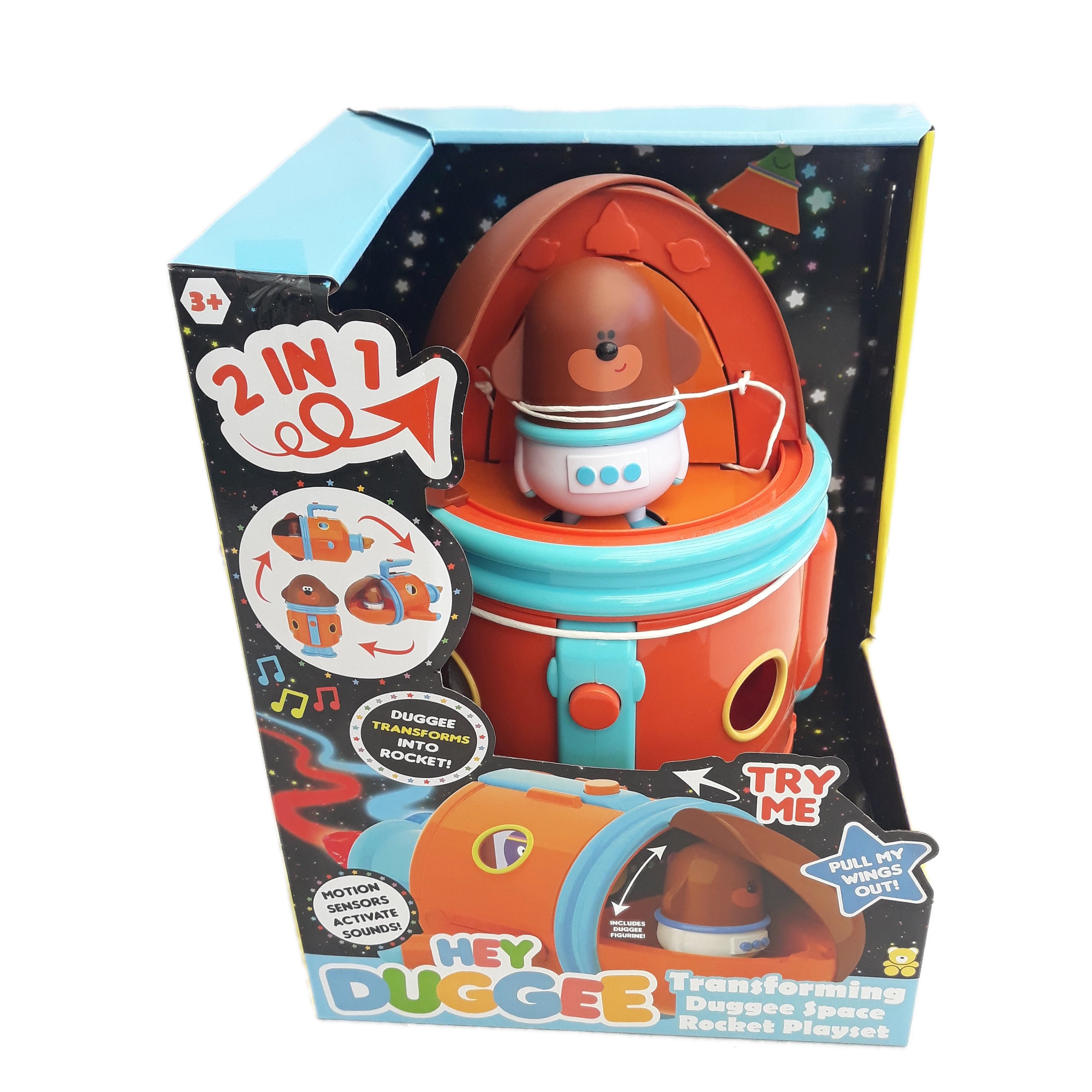 Hey Duggee Transforming Duggee Space Rocket Playset [New] | Plain ...